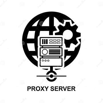 Proxy Server Icon. a Proxy Server is a System or Router that Provides a ...