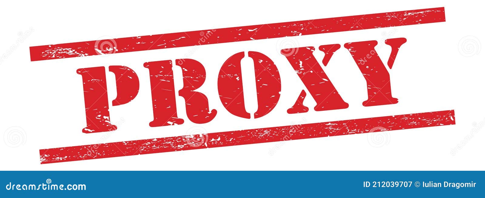 PROXY Text on Red Grungy Lines Stamp Stock Illustration - Illustration ...