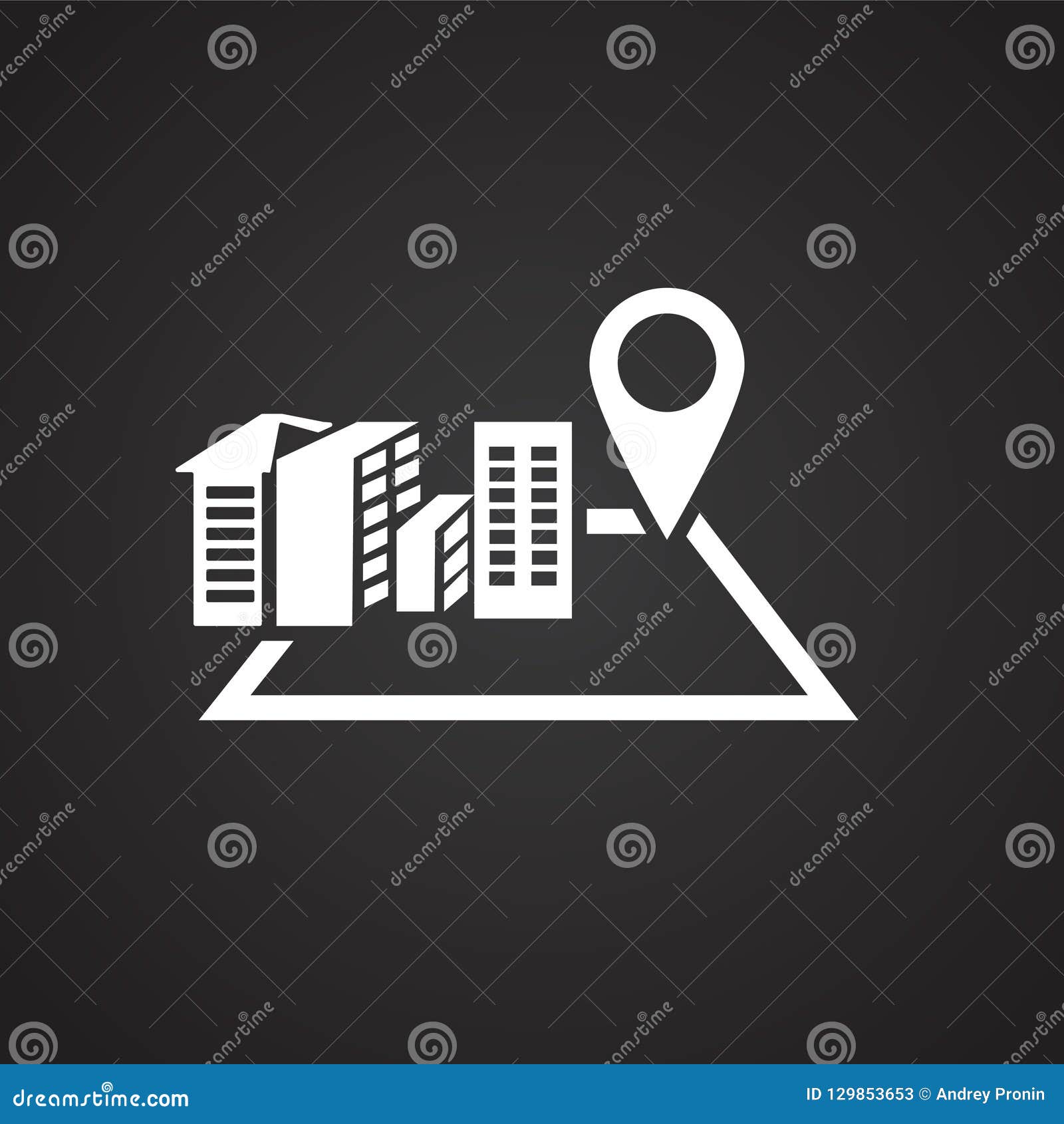 Proyecto De Vida De La Yarda Sobre Fondo Negro Ilustración del Vector ...