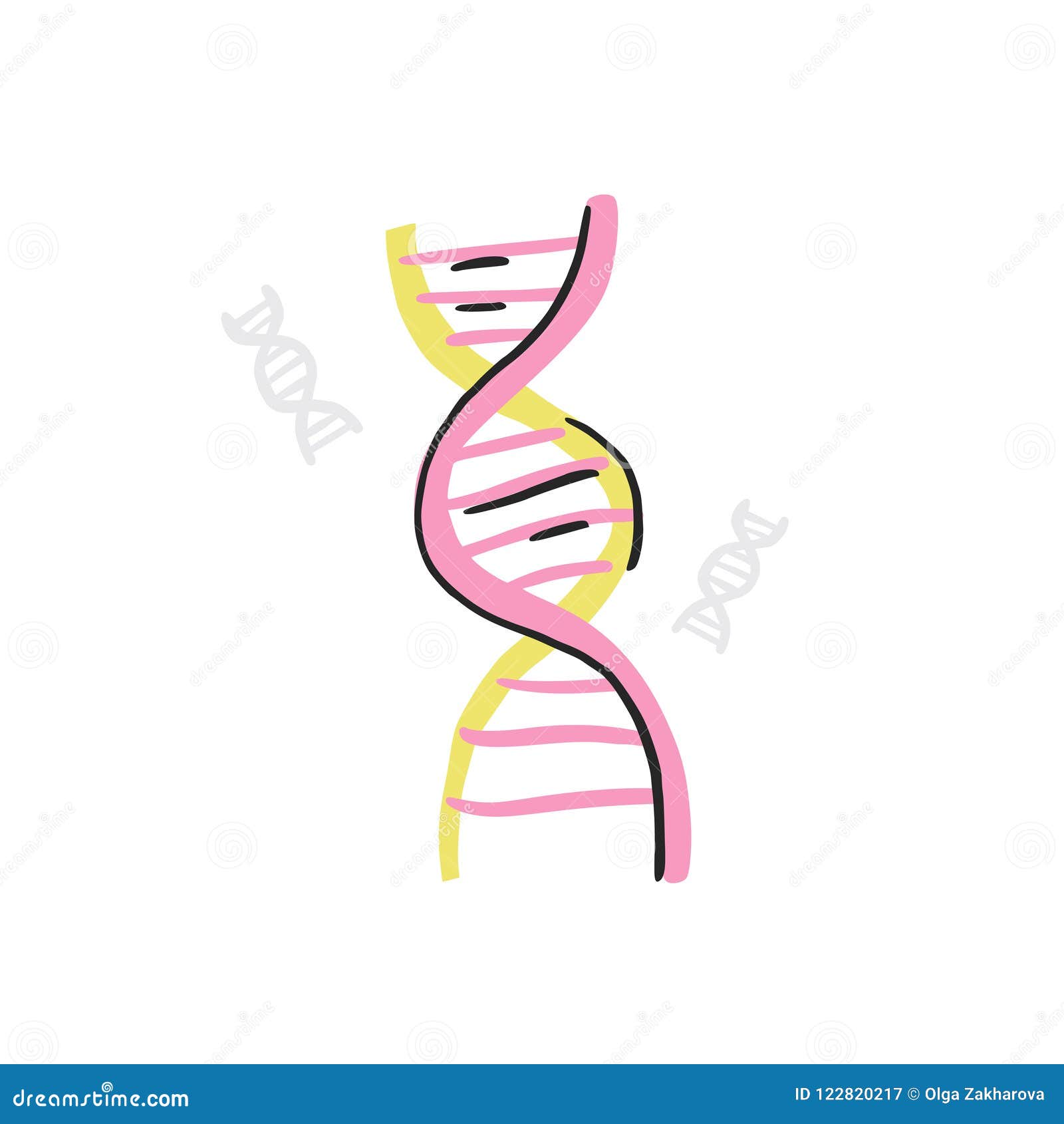 Proyecto del genoma humano ilustración del vector. Ilustración de ...