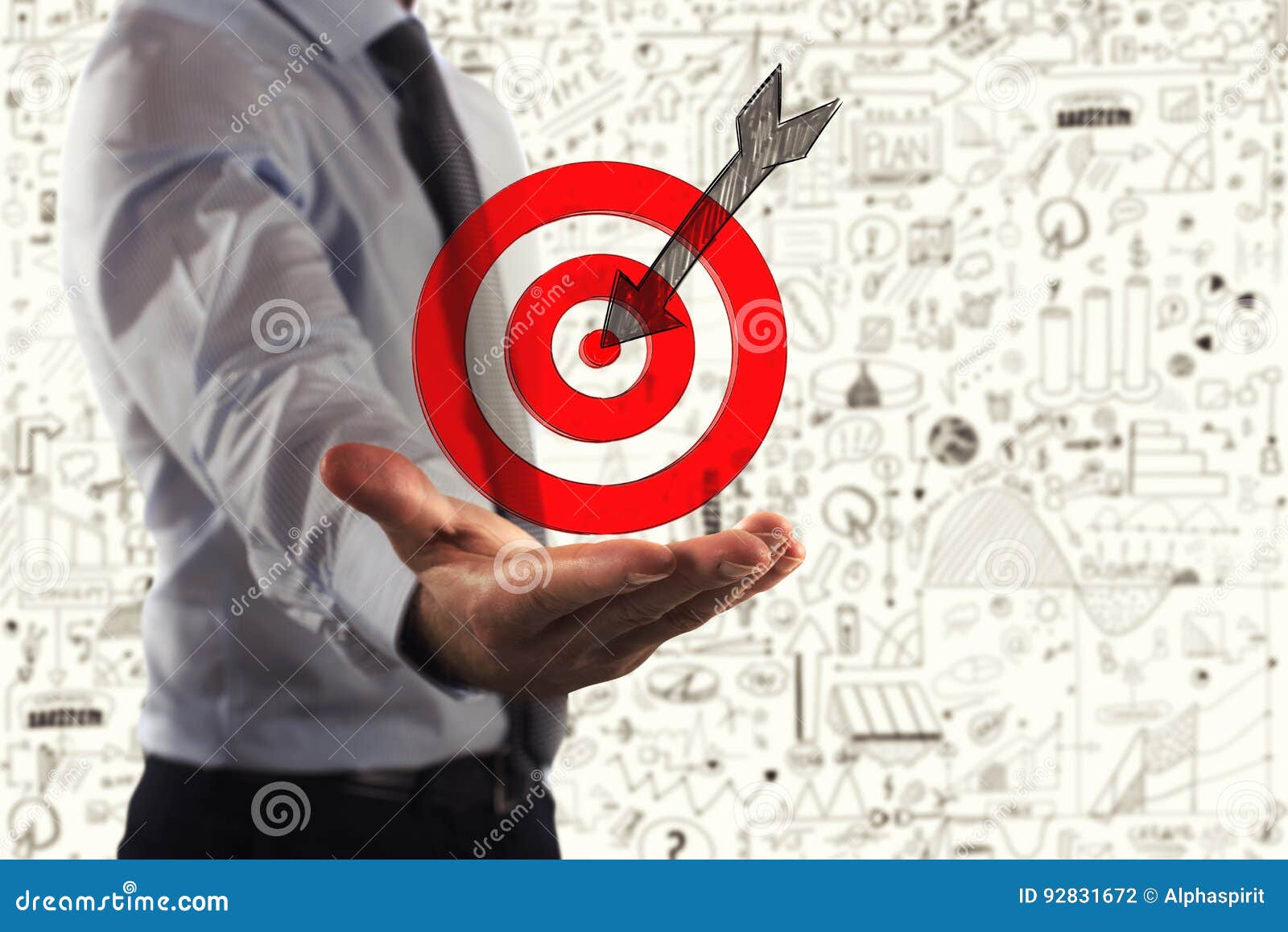 Proyecto Y Metas De Negocio Foto de archivo - Imagen de estrategia ...