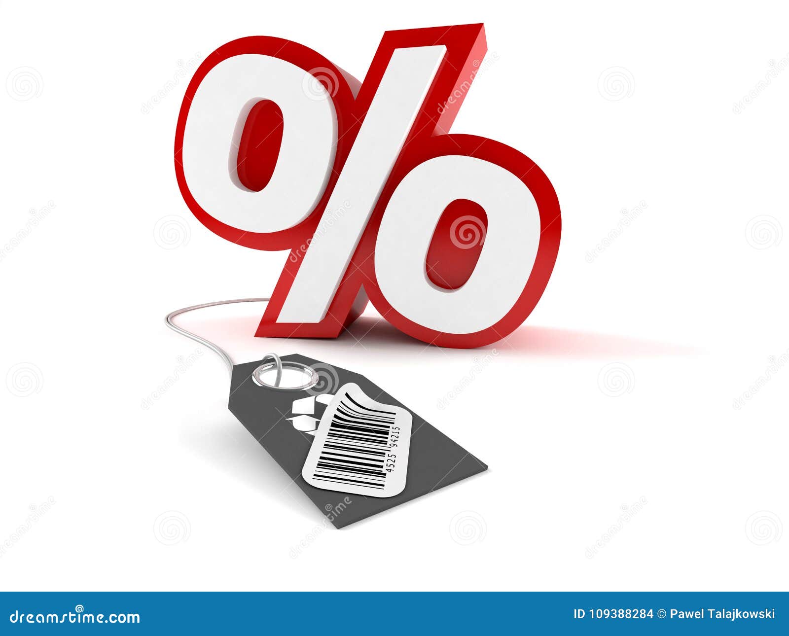 Prozent-Symbol stock abbildung. Illustration von angebot - 109388284