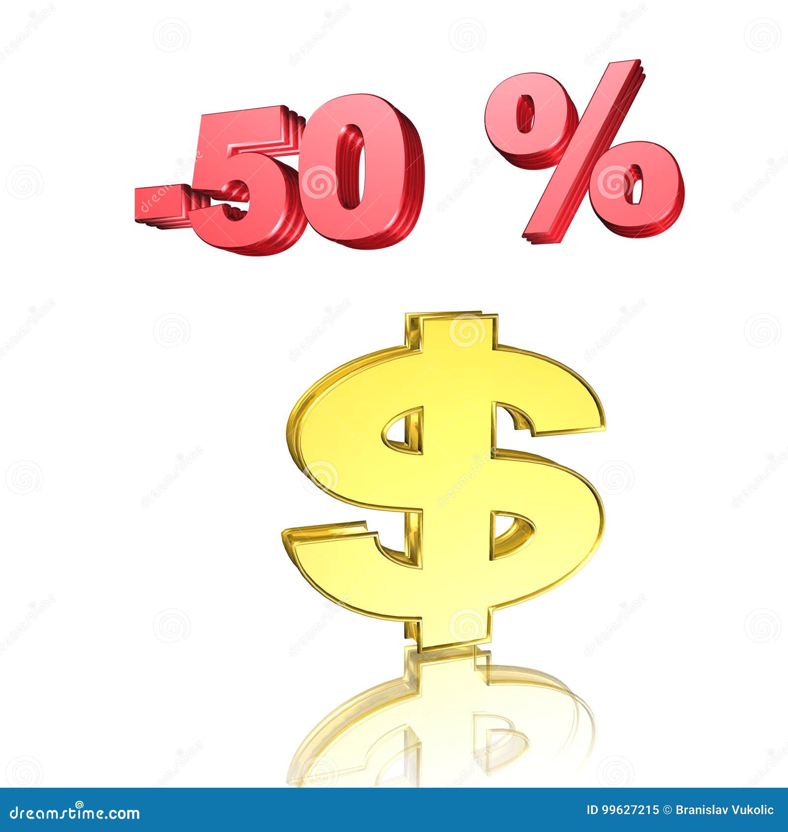 Prozente Rechnen, Illustration 3D Ab Stock Abbildung - Illustration von ...