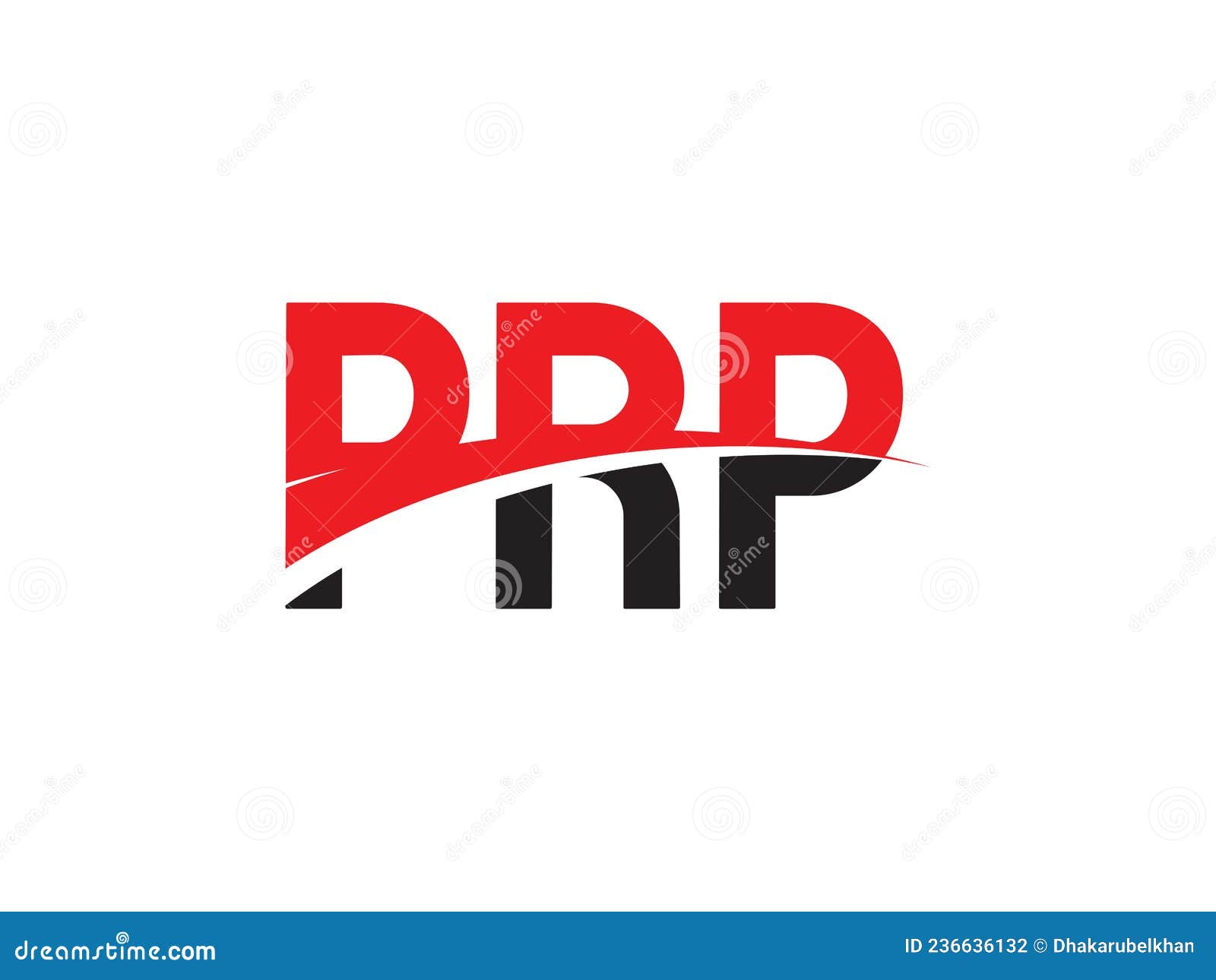 PRP Letter Initial Logo Design Vector Illustration Stock Vector ...