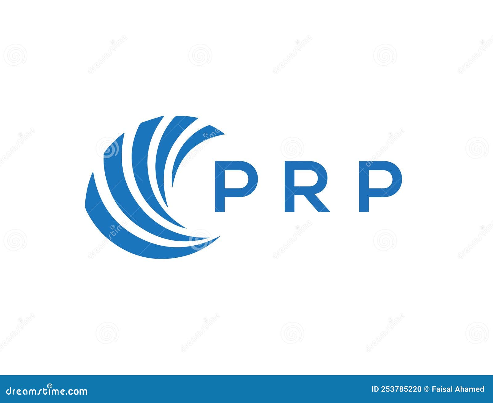 PRP Letter Logo Design on White Background. PRP Creative Circle Letter ...