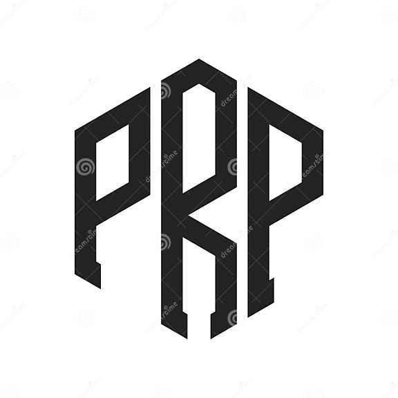 PRP Logo Design. Initial Letter PRP Monogram Logo Using Hexagon Shape ...