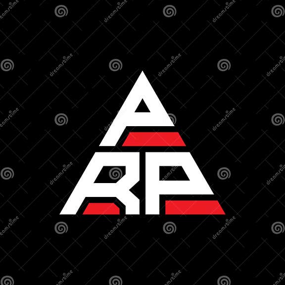 PRP Triangle Letter Logo Design with Triangle Shape. PRP Triangle Logo ...