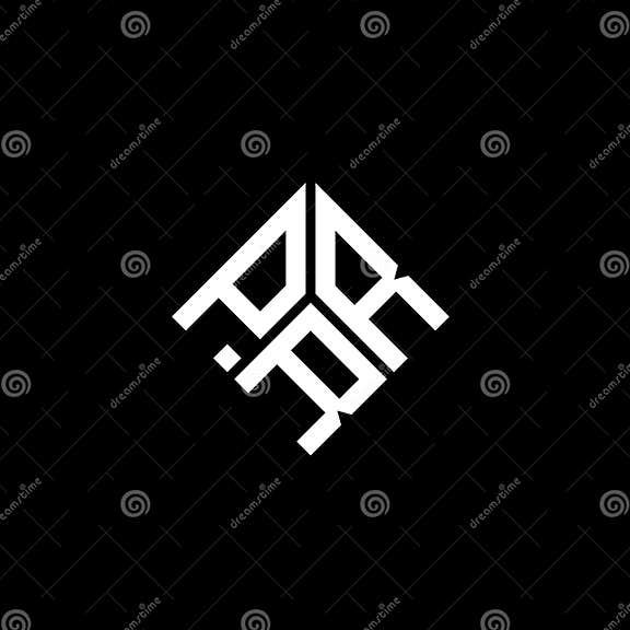 PRR Letter Logo Design on Black Background. PRR Creative Initials ...