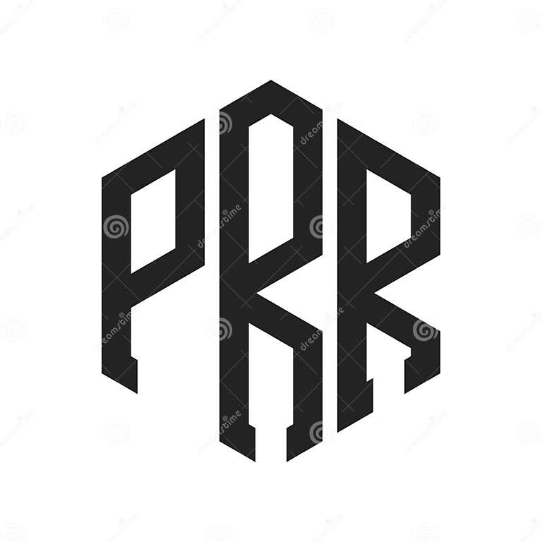 PRR Logo Design. Initial Letter PRR Monogram Logo Using Hexagon Shape ...