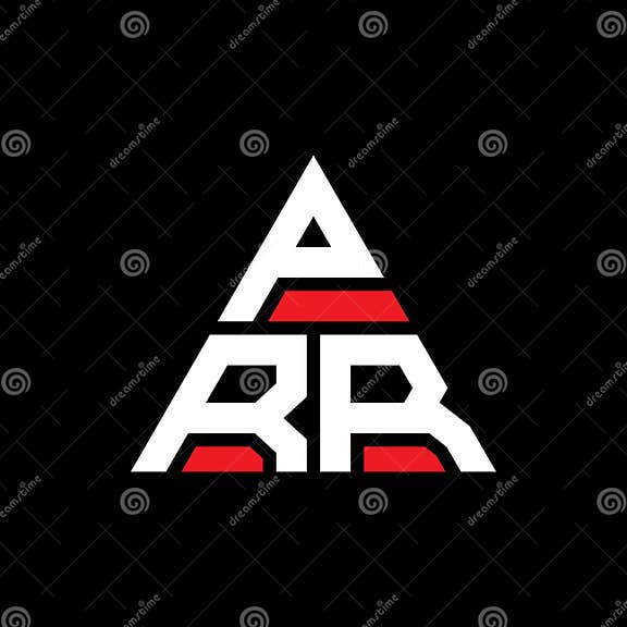PRR Triangle Letter Logo Design with Triangle Shape. PRR Triangle Logo ...