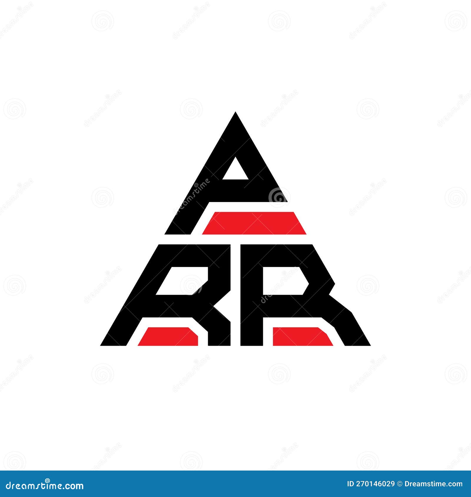 PRR Triangle Letter Logo Design with Triangle Shape. PRR Triangle Logo ...