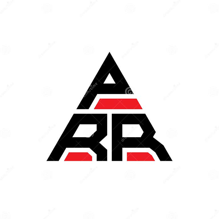 PRR Triangle Letter Logo Design with Triangle Shape. PRR Triangle Logo ...