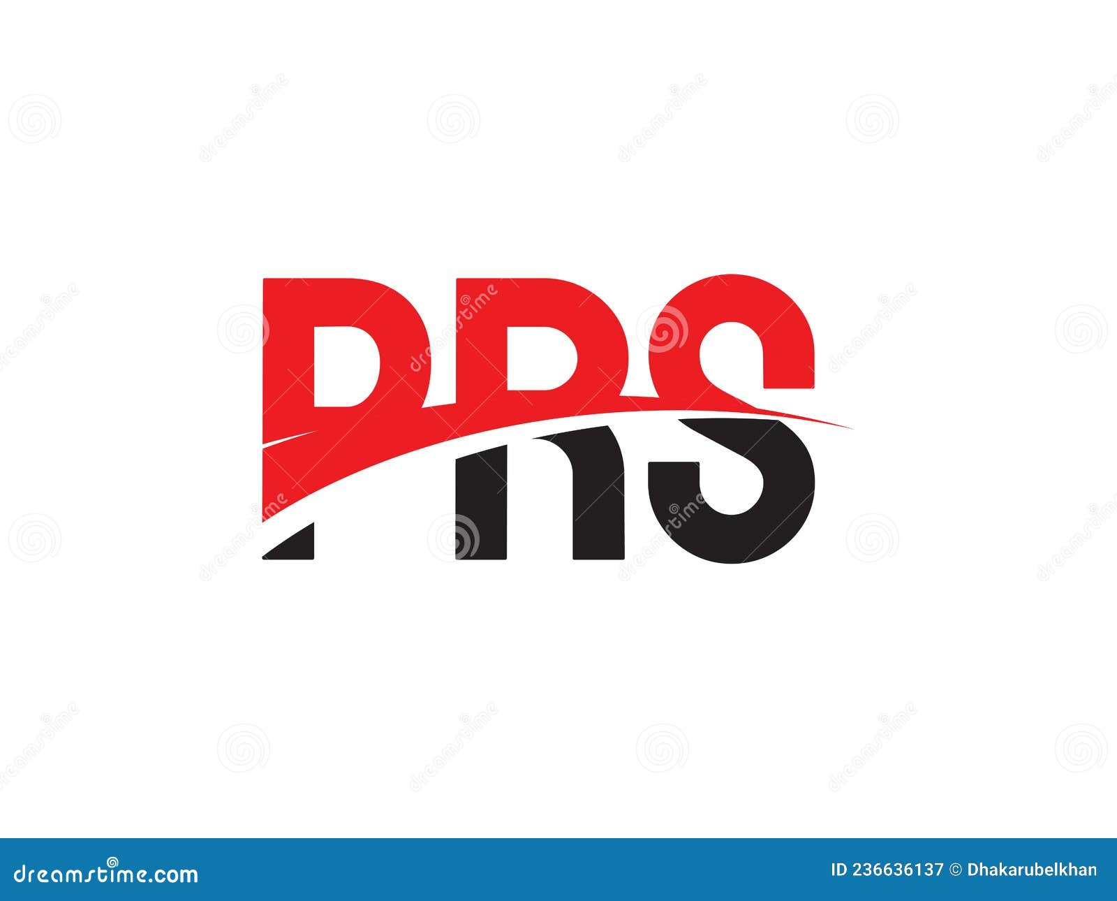 PRS Letter Initial Logo Design Vector Illustration Stock Vector ...