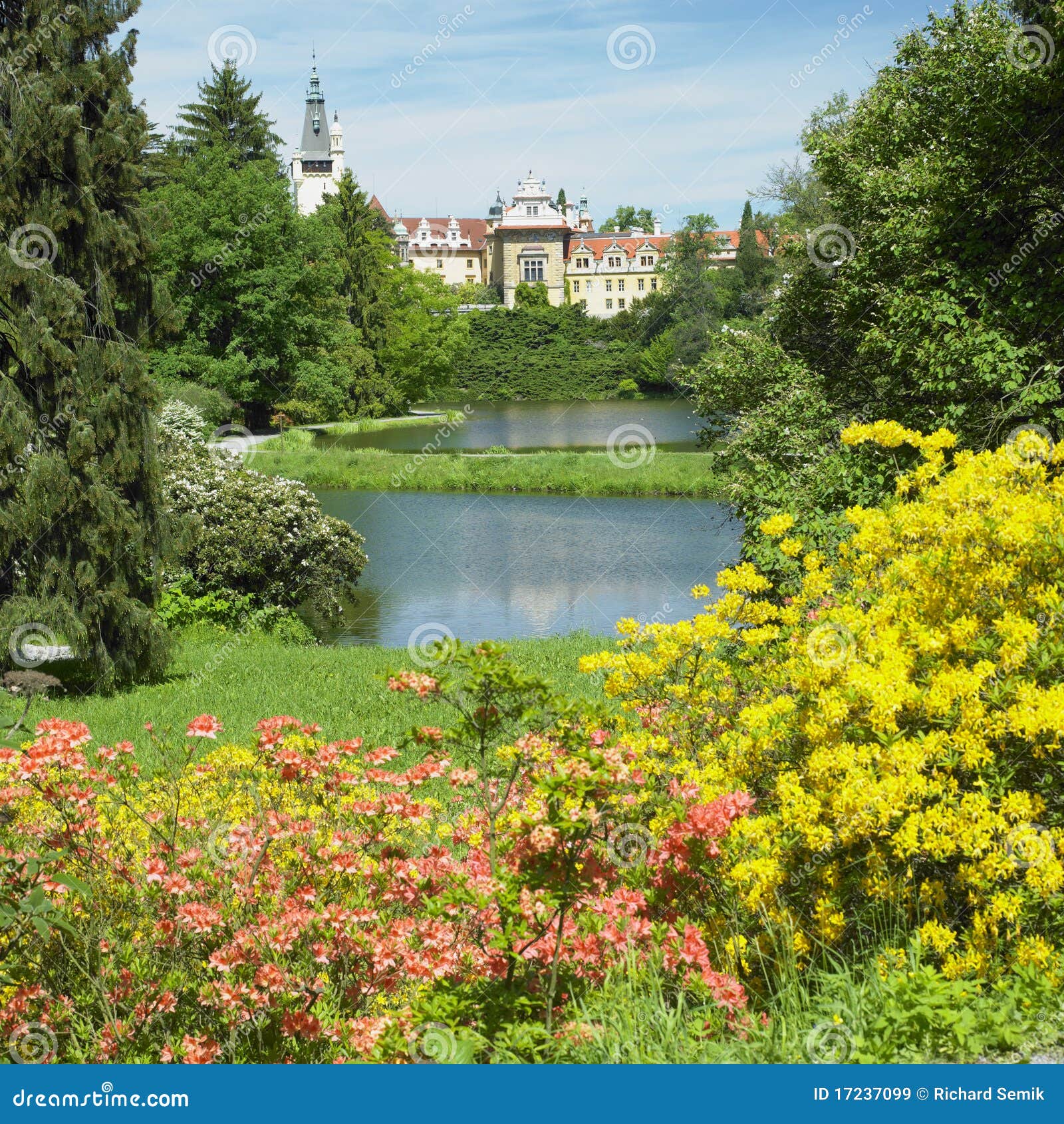 Pruhonice Castle stock image. Image of sights, outside - 17237099