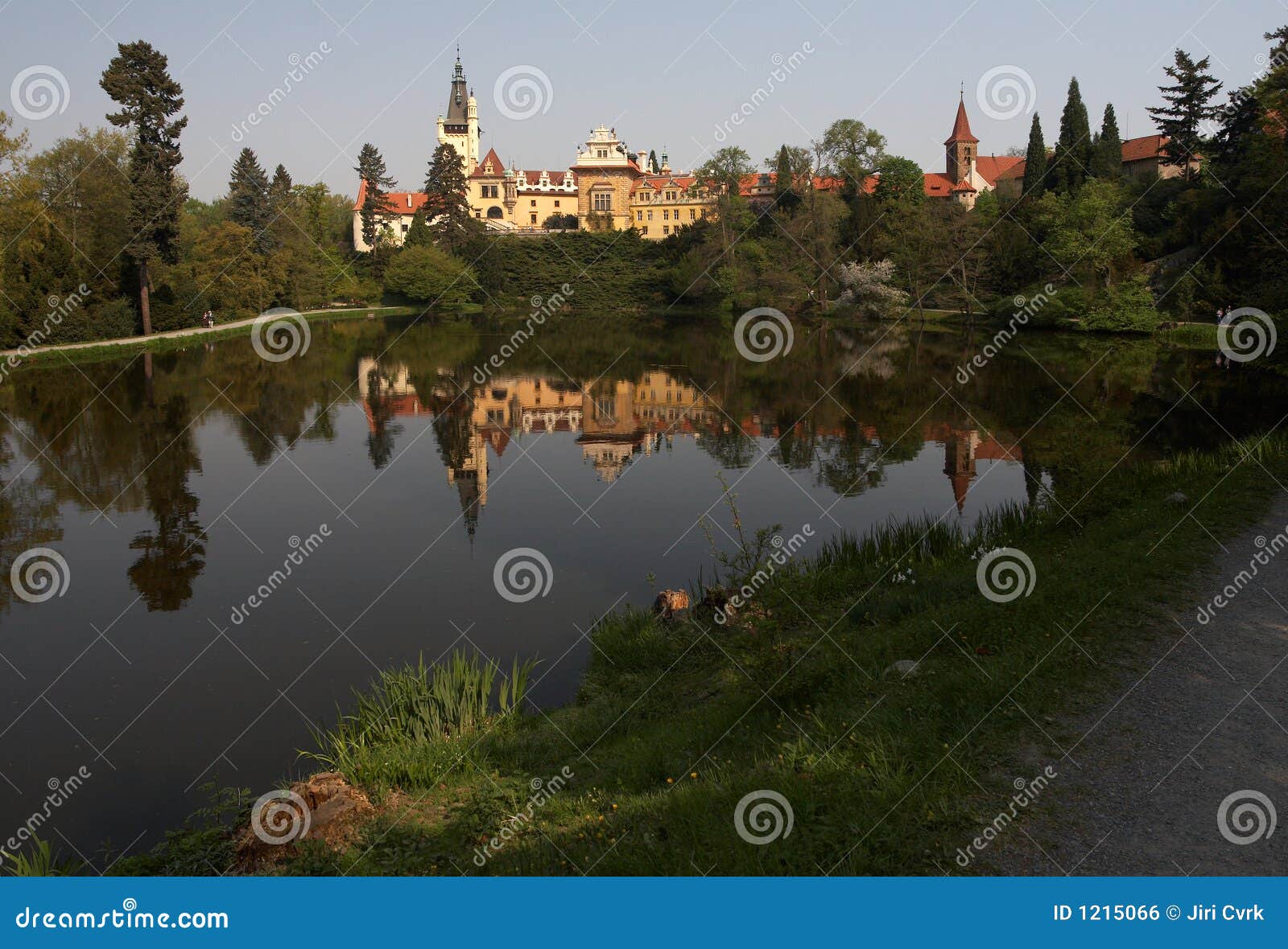 Pruhonice, Castle Pond, Spring 2006 Picture. Image: 1215066