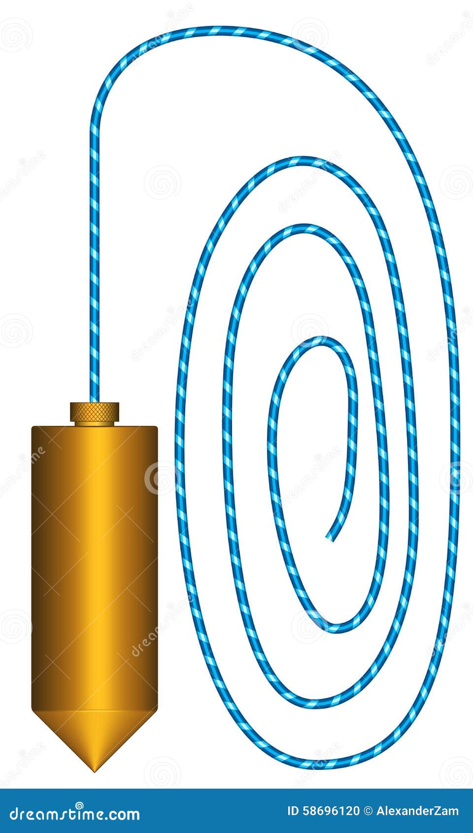 Prumo ilustração do vetor. Ilustração de perpendicular - 58696120