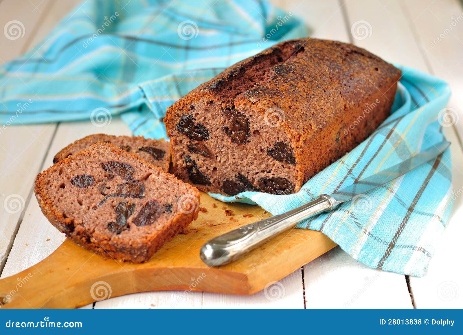 Prune and Port Bread stock photo. Image of fruitcake - 28013838