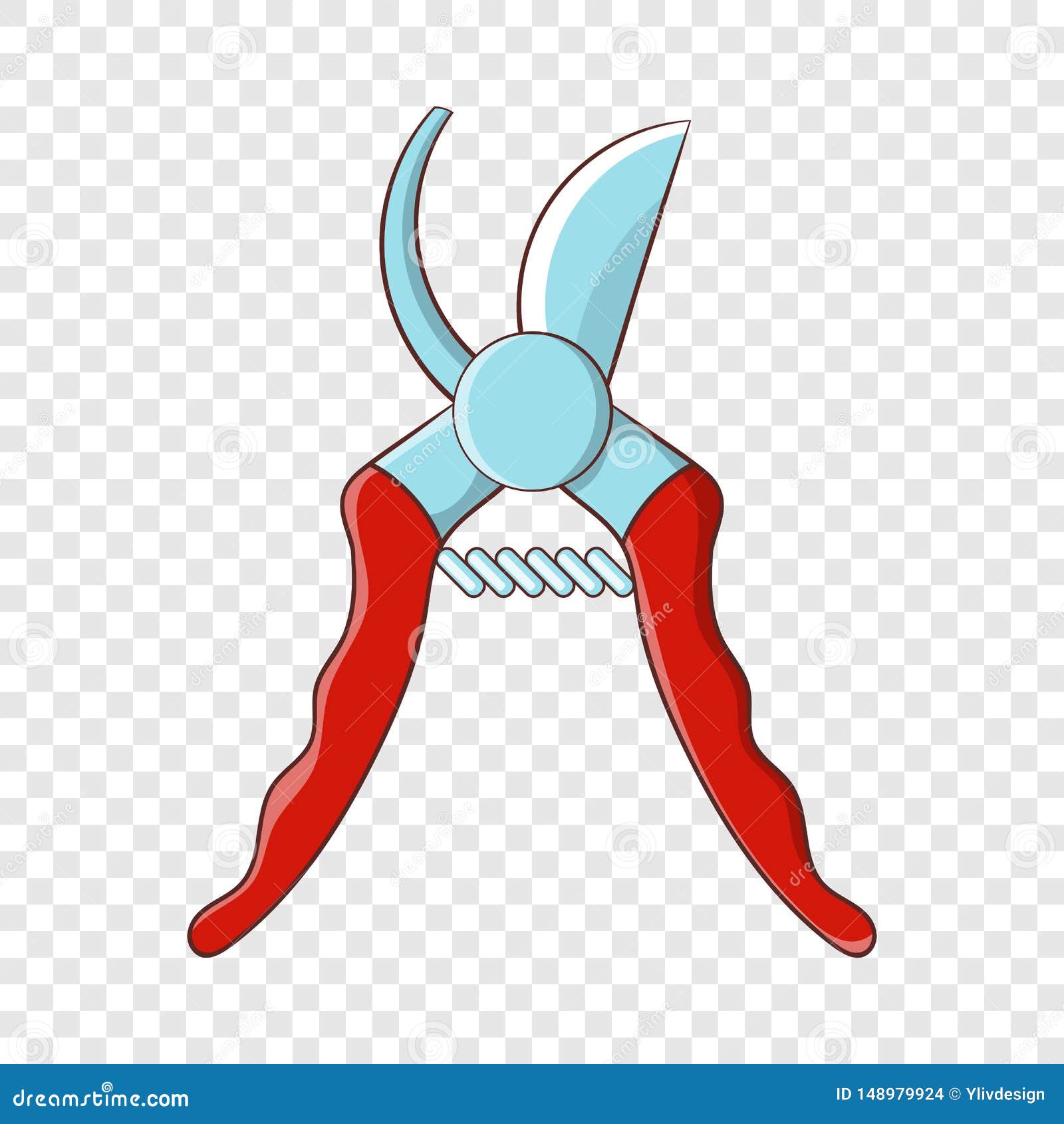 Pruner icon, cartoon style stock vector. Illustration of cartoon ...