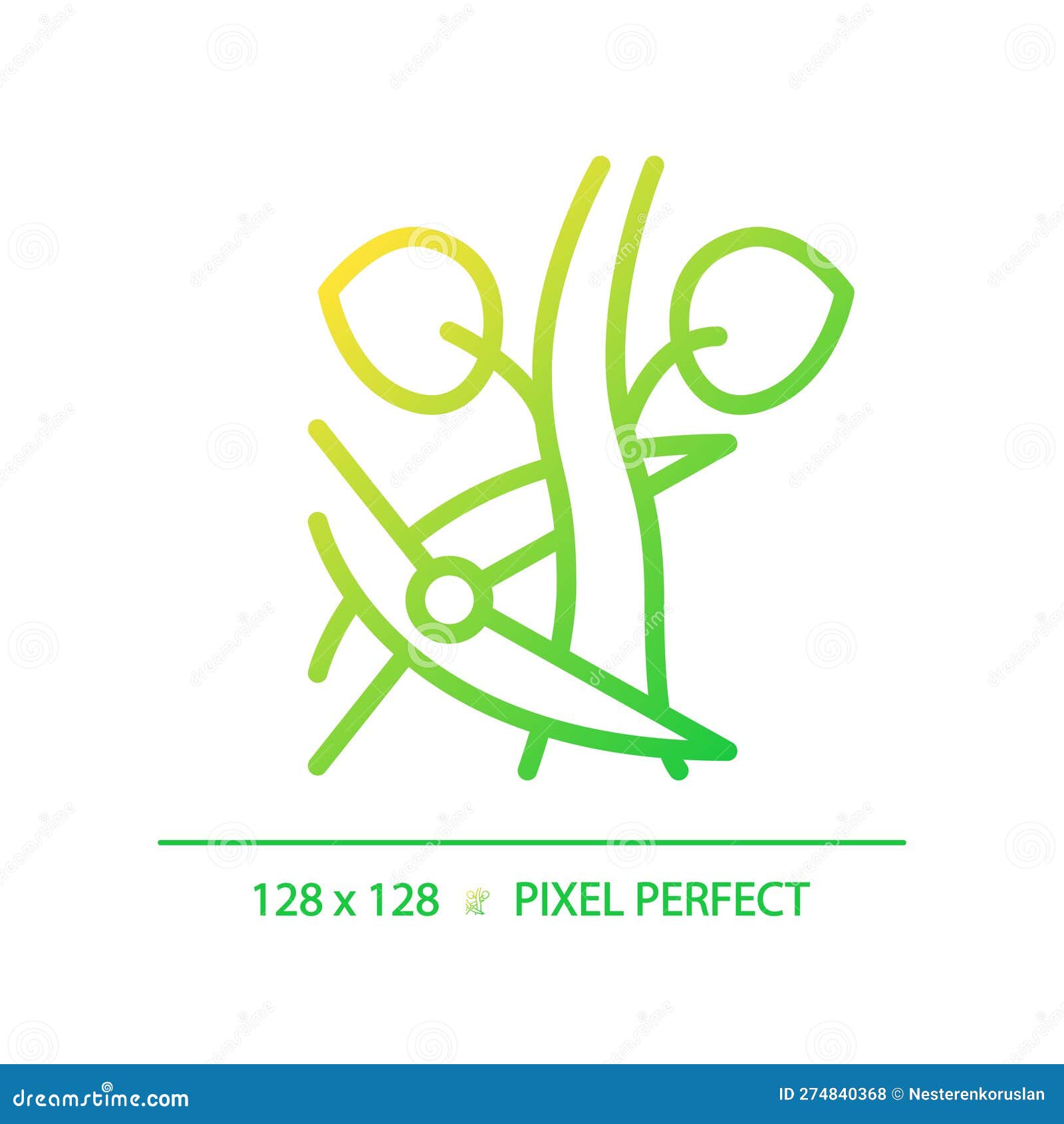 Pruning Gradient Linear Vector Icon Stock Vector - Illustration of ...