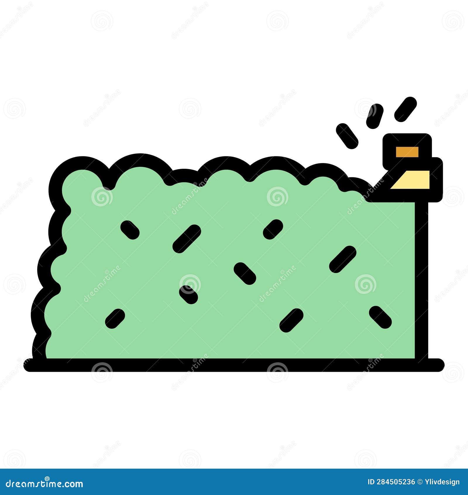 Pruning Hedge Icon Vector Flat Stock Illustration - Illustration of ...