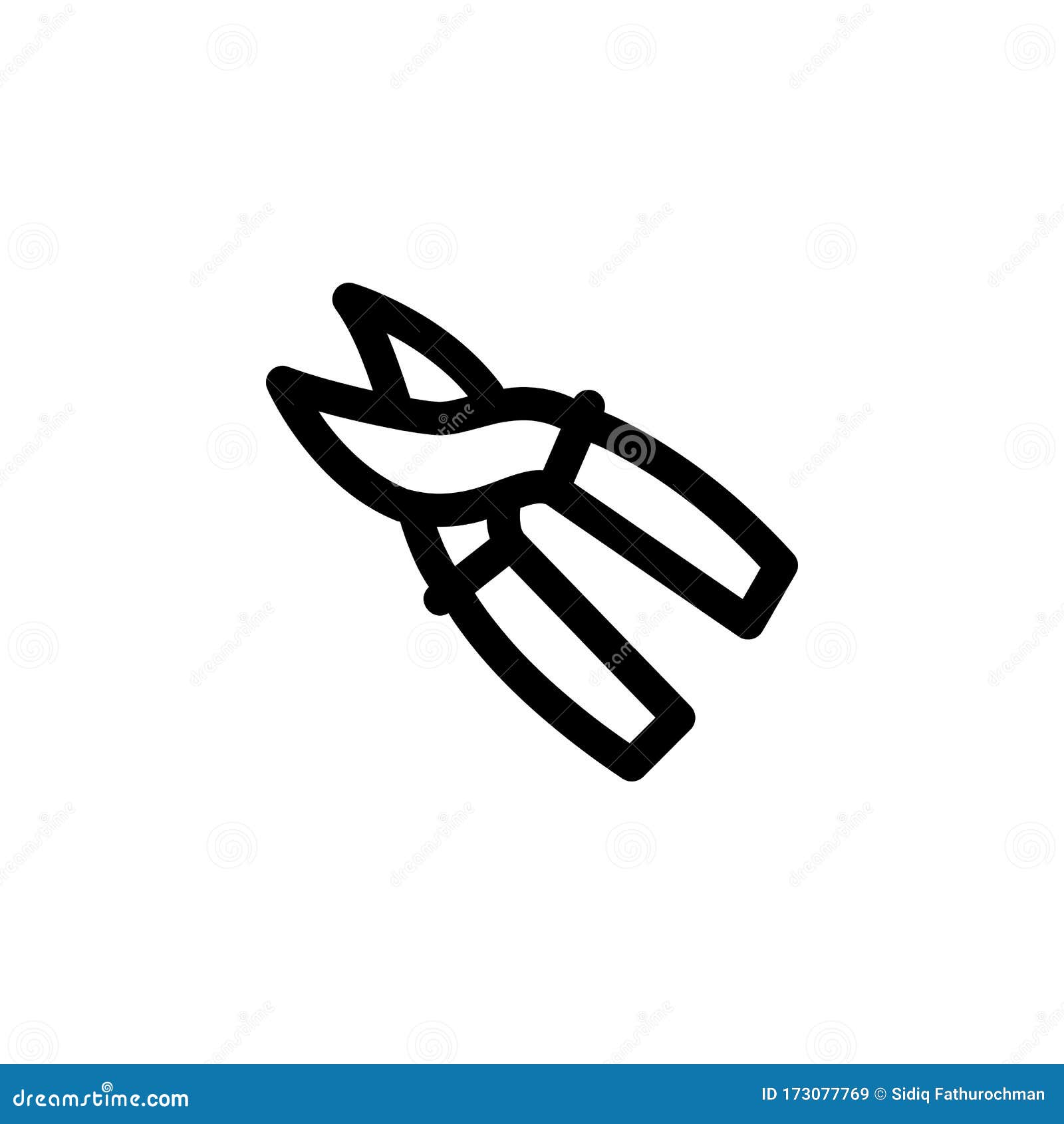 Pruning Sears Icon stock vector. Illustration of green - 173077769