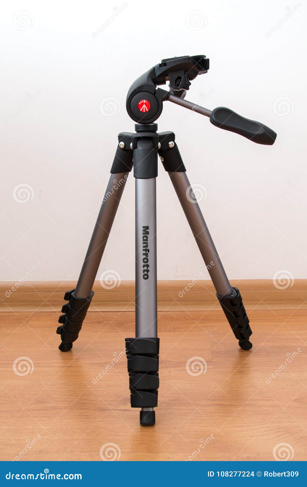 Black Aluminum Manfrotto Compact Advanced Tripod. Editorial Stock Image ... Black Aluminum Manfrotto Compact Advanced Tripod. Editorial Stock Image ...