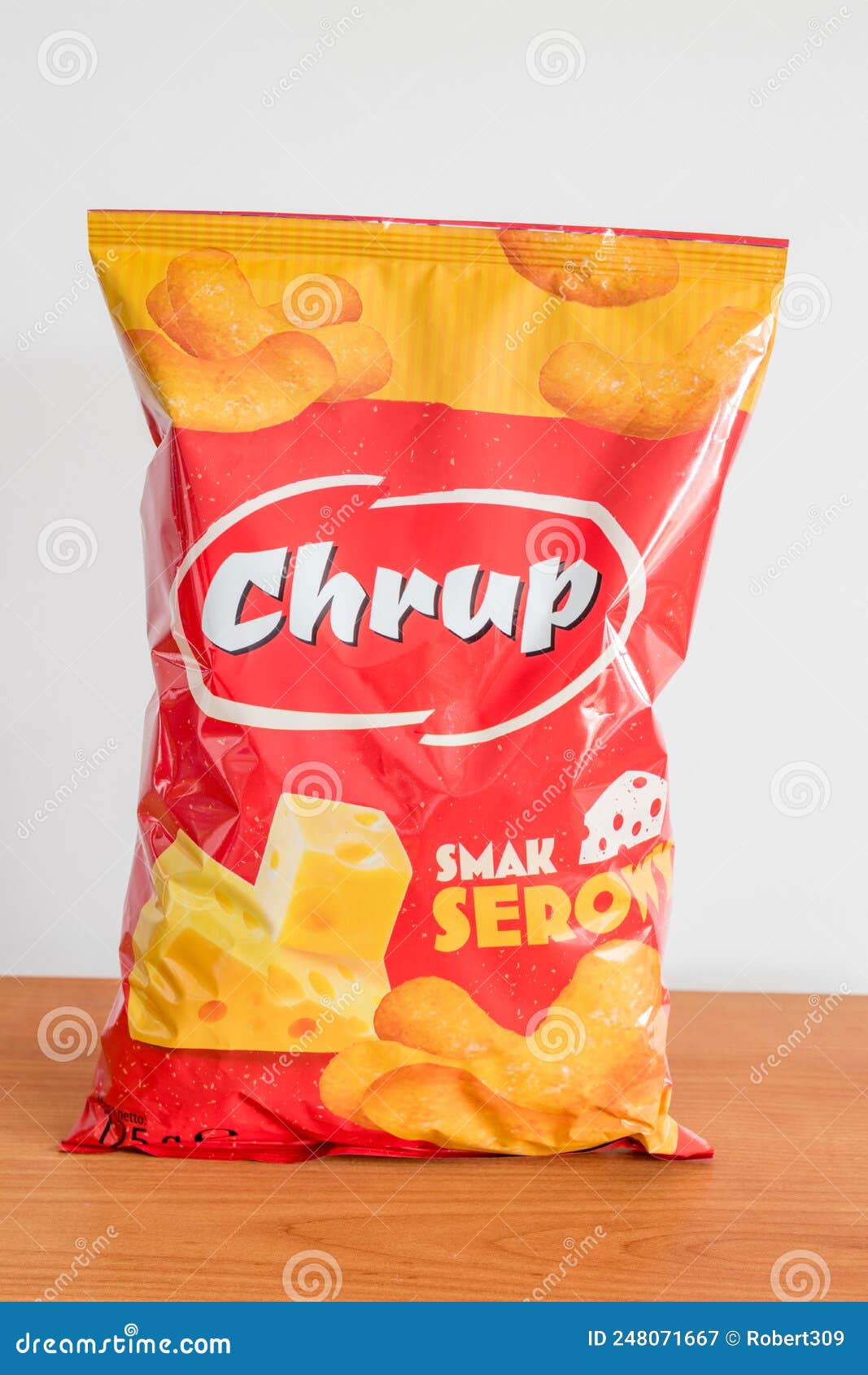 Chrupki Cheese Flavour of Corn Snacks Editorial Photography - Image of ...