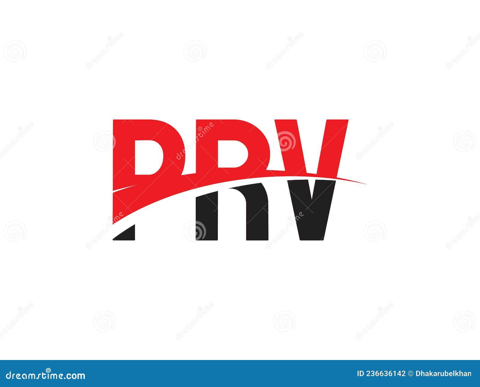 PRV Letter Initial Logo Design Vector Illustration Stock Vector ...