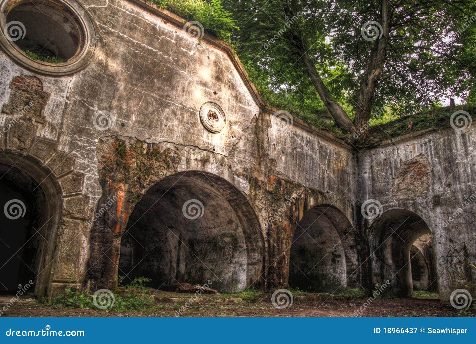 Przemysl Fortifications Ruins Stock Image - Image of heritage, historic ...