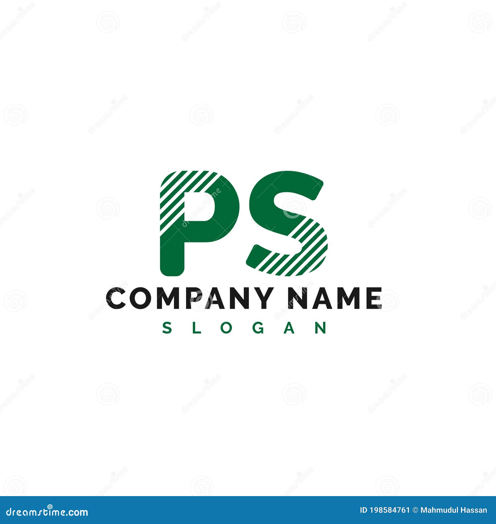 PS Letter Logo Design. PS Letter Logo Vector Illustration - Vector ...