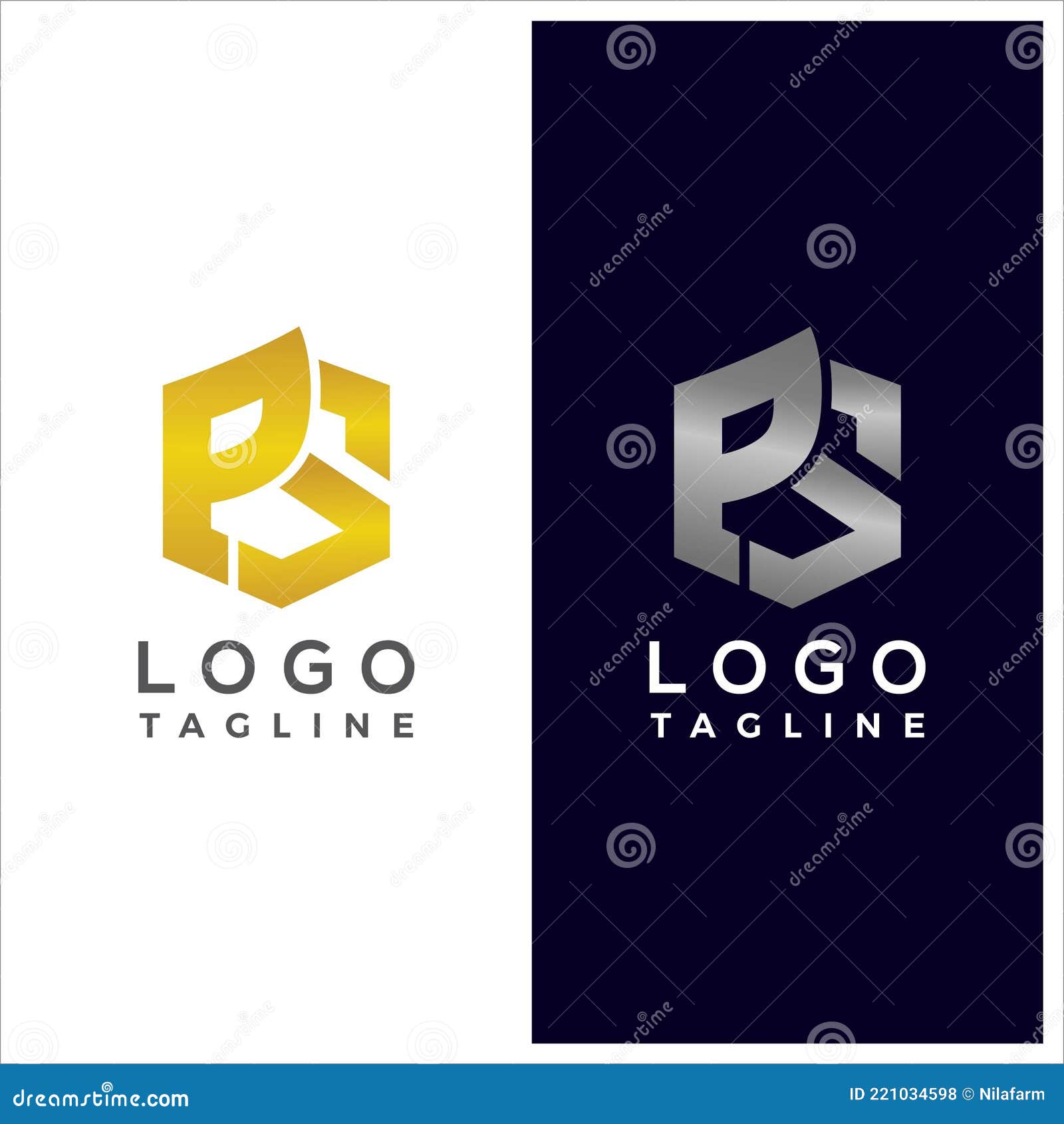 PS Initial Logo Brand Design Identity [vector] Stock Vector ...