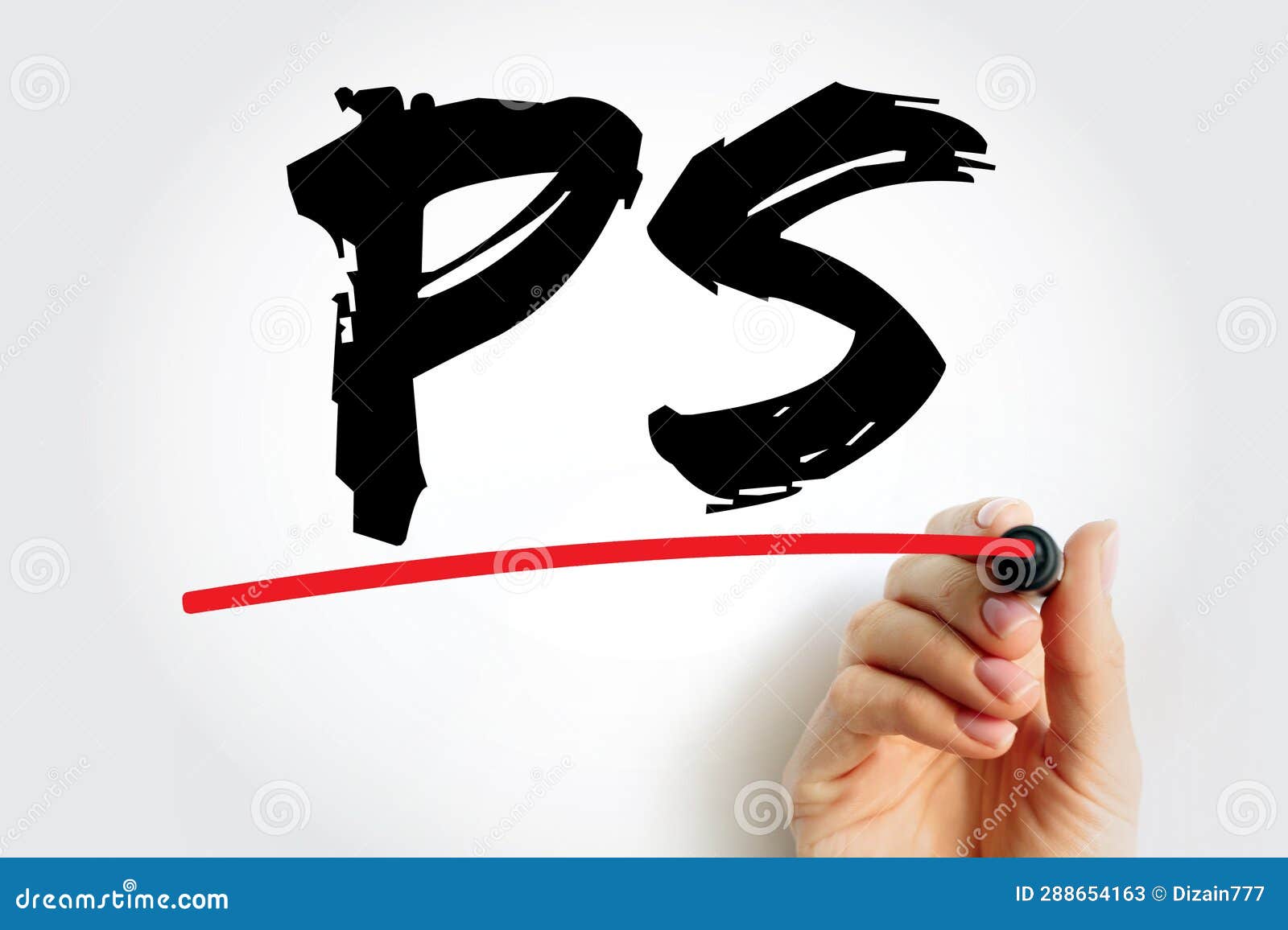 PS Post Script is an Afterthought, Thought that is Occurring after the ...