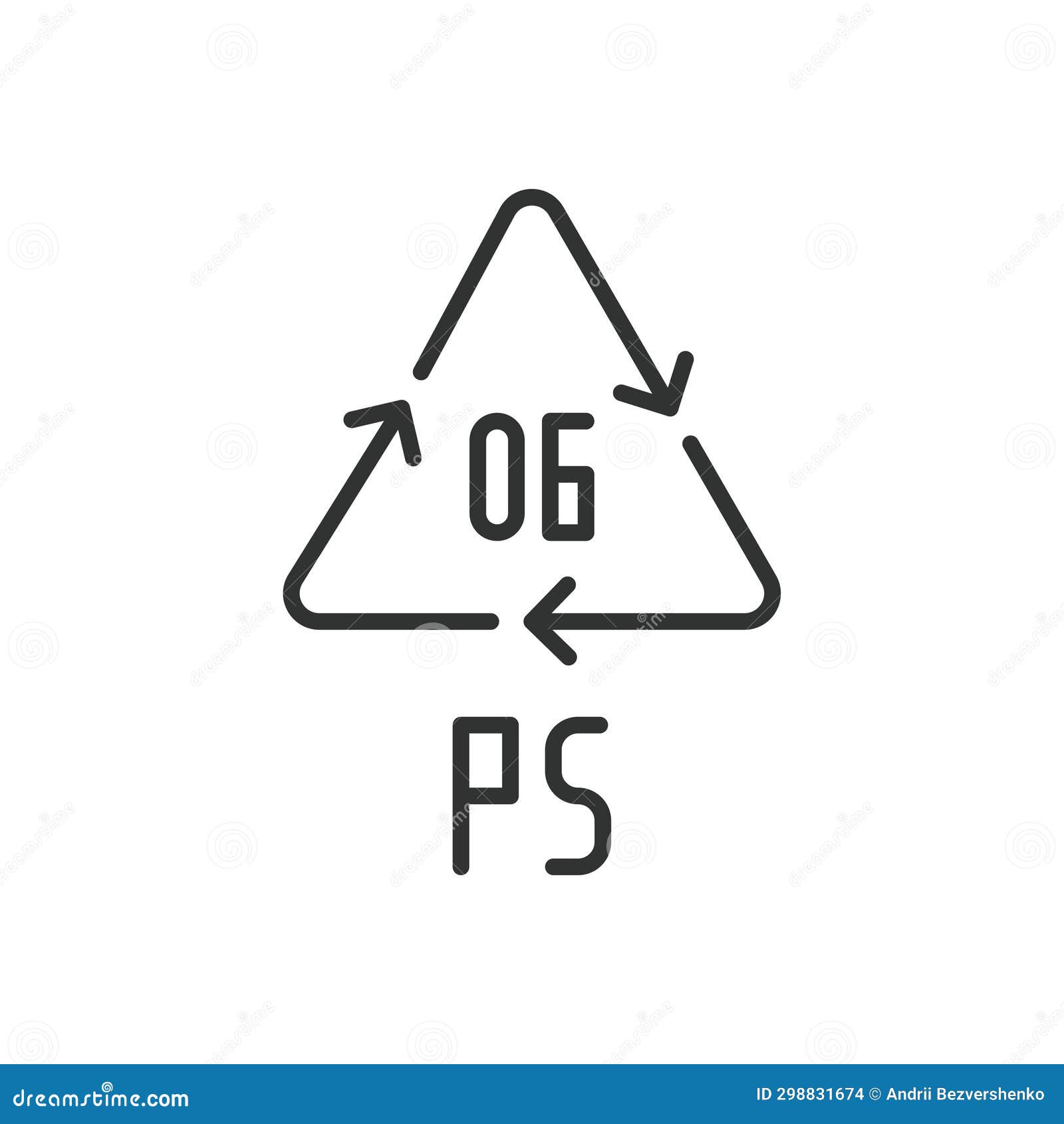 Polystyrene (PS) Plastic, Chemical Structure. Used In Insulation ...