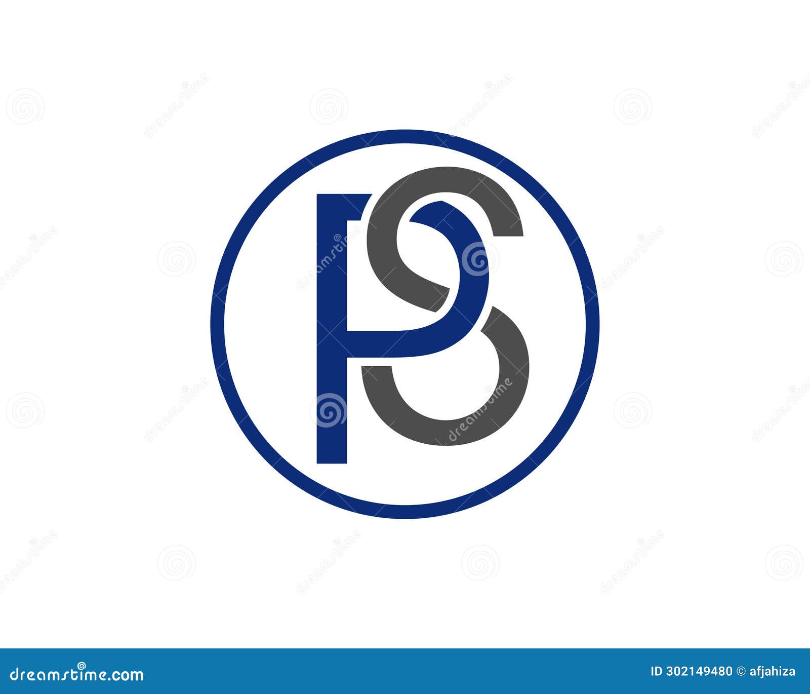 Ps Sp Logo Template 1 Vector Illustration | CartoonDealer.com #302149480