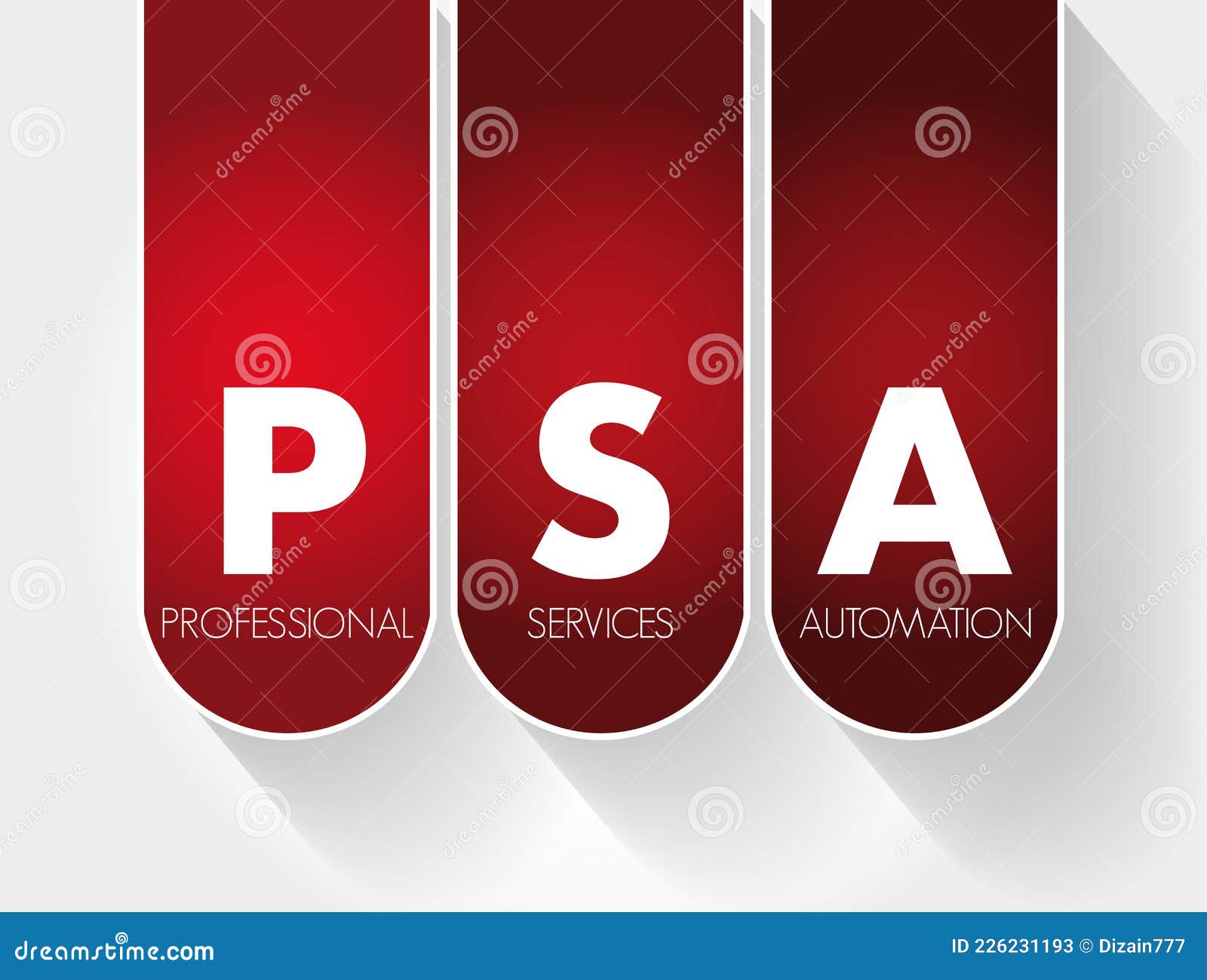 PSA - Professional Services Automation Acronym, Technology Concept ...