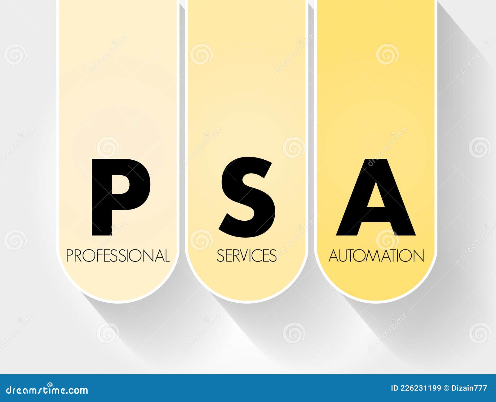 PSA - Professional Services Automation Acronym, Technology Concept ...