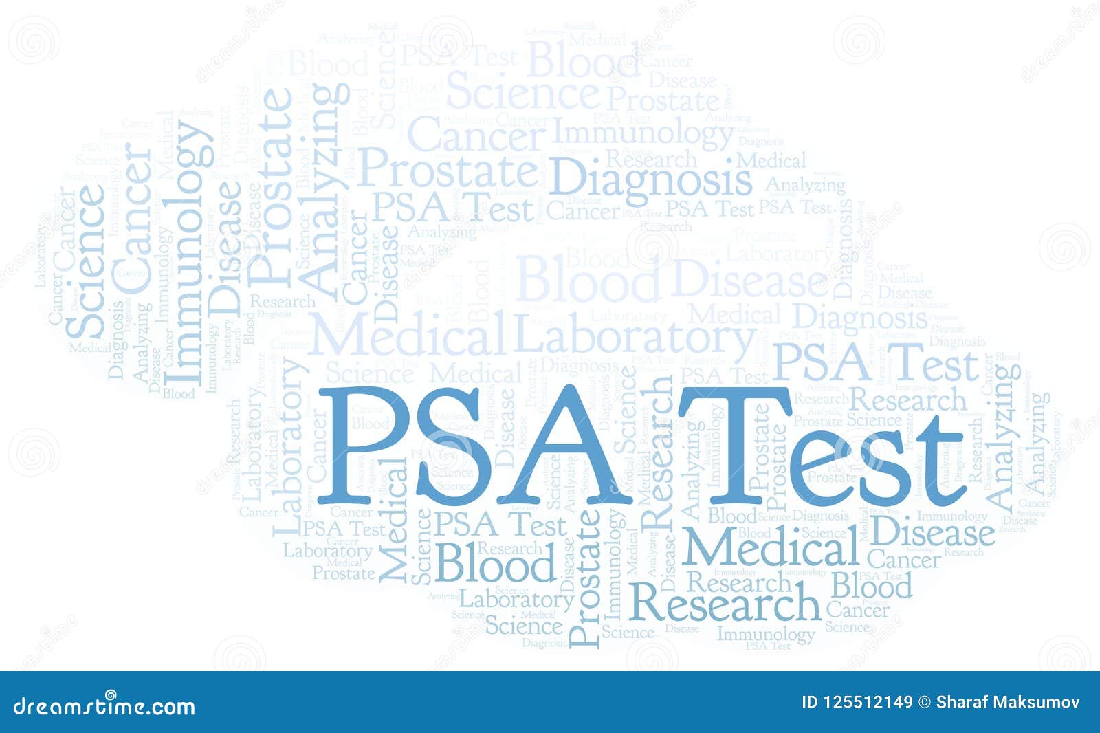 PSA Test Word Cloud. Royalty-Free Stock Photo | CartoonDealer.com ...