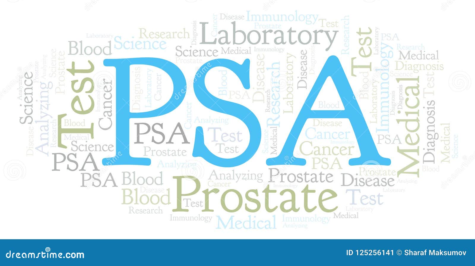 PSA word cloud. stock illustration. Illustration of concept - 125256141