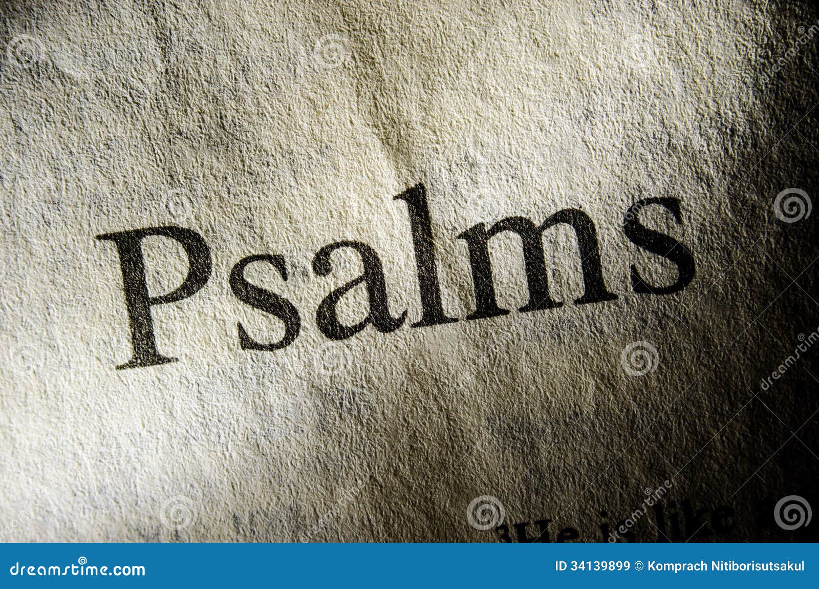 Psalms text header stock image. Image of christian, bible - 34139899