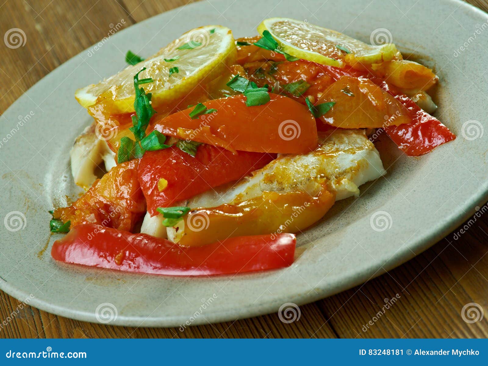 Psari Plaki stock image. Image of grilled, cypriot, food - 83248181