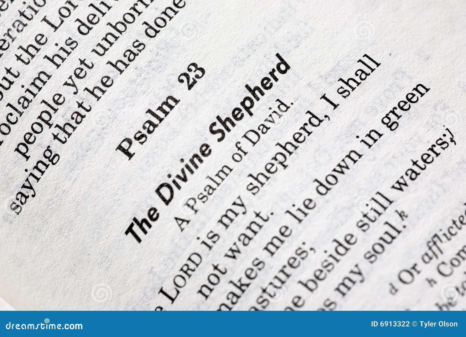 Psaumes 23 photo stock. Image du noir, inspiré, chrétien - 6913322