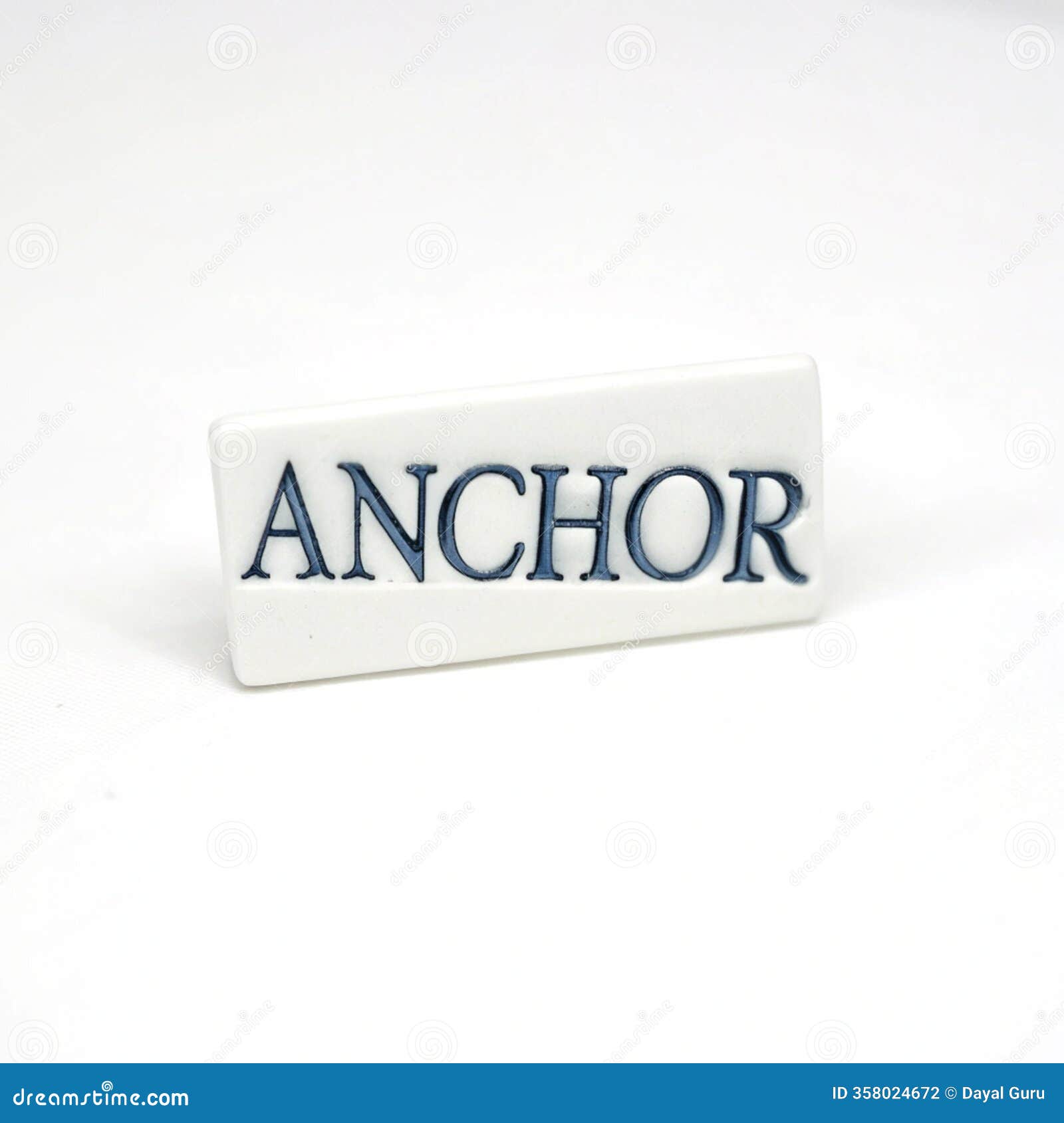 PSD Anchor Text on Transparent Background Stock Illustration ...