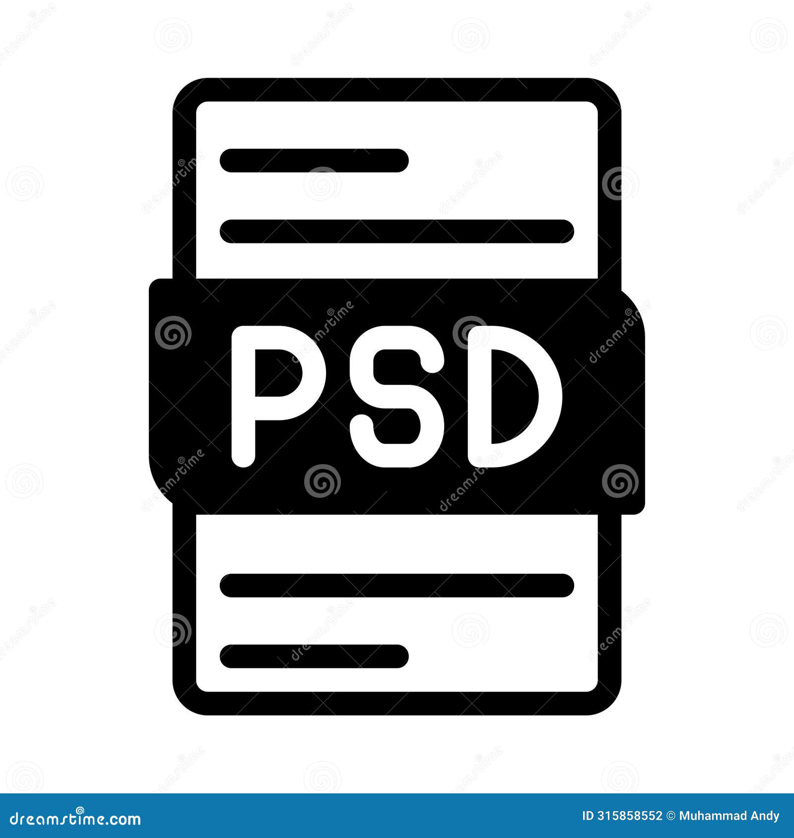 Psd File Type Icon. Files Document Graphic Design. with Outline Style ...