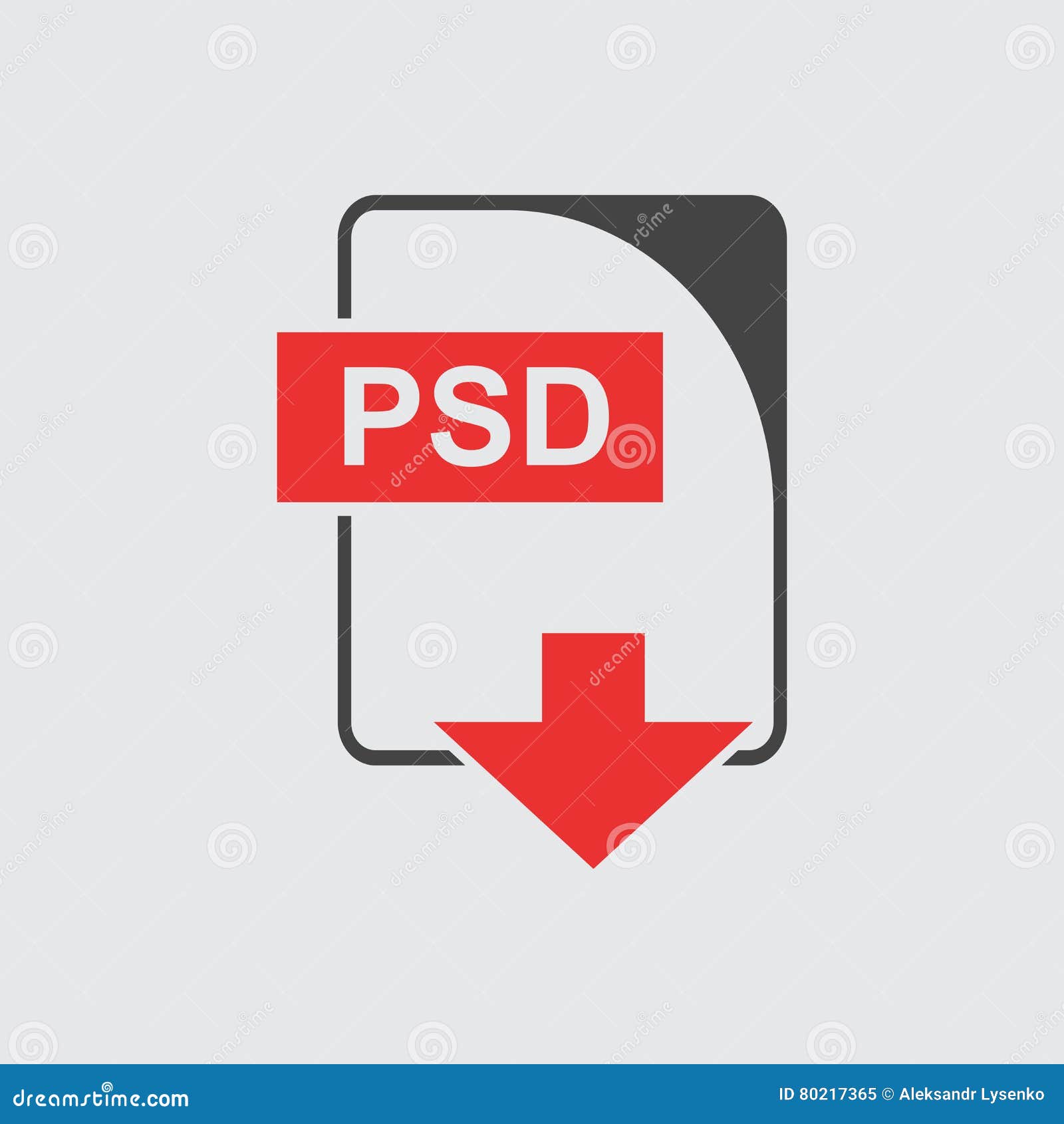 PSD Icon flat stock vector. Illustration of internet - 80217365