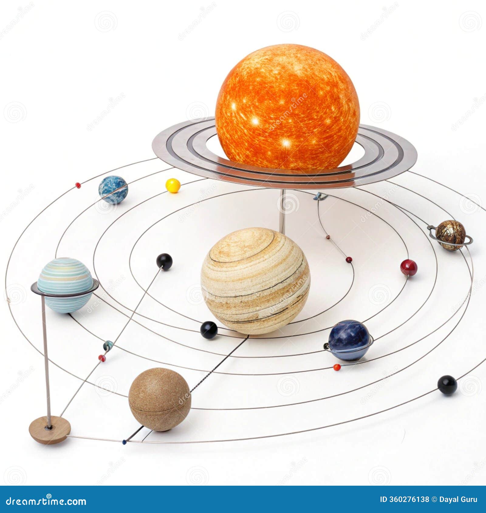 PSD Solar System Isolated on Transparent Background Stock Illustration ...