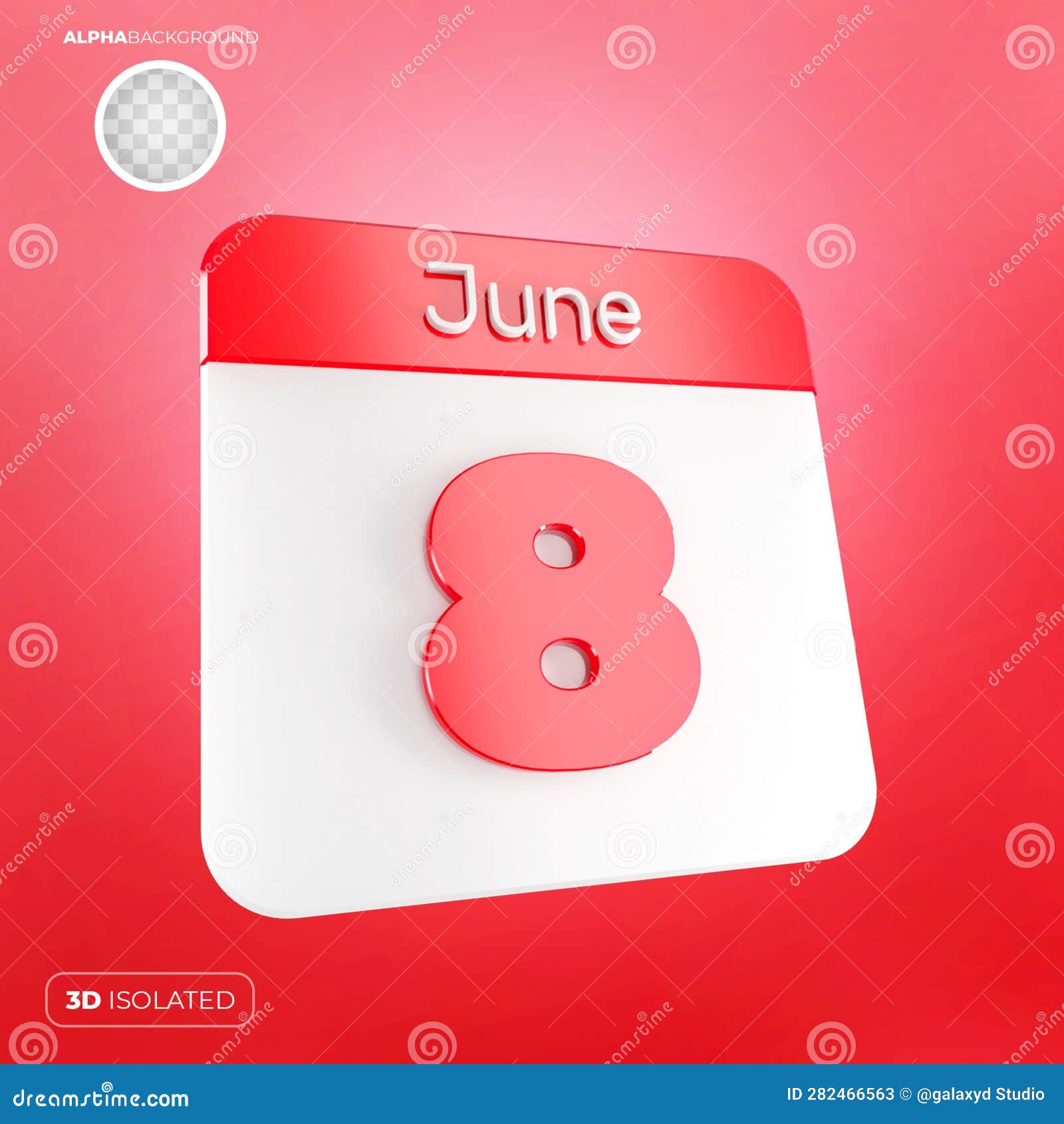 PSD Calendar June 3d Premium Stock Vector - Illustration of schedule ...
