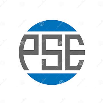 PSE Letter Logo Design on White Background. PSE Creative Initials ...