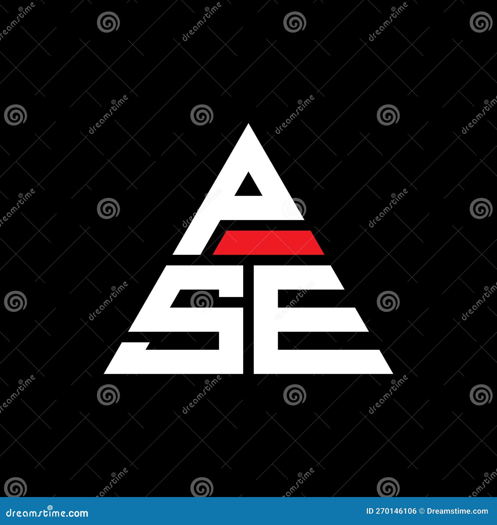 PSE Triangle Letter Logo Design with Triangle Shape. PSE Triangle Logo ...