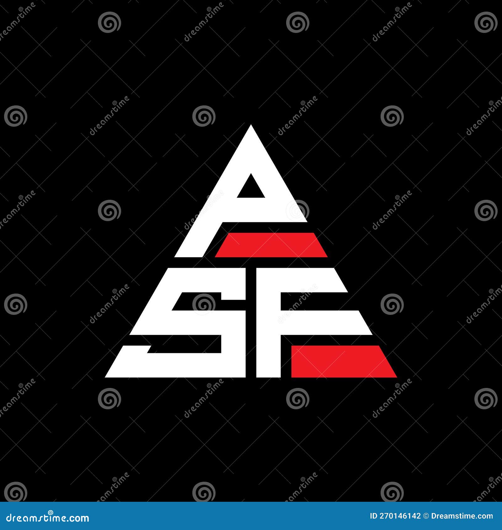 PSF Triangle Letter Logo Design with Triangle Shape. PSF Triangle Logo ...