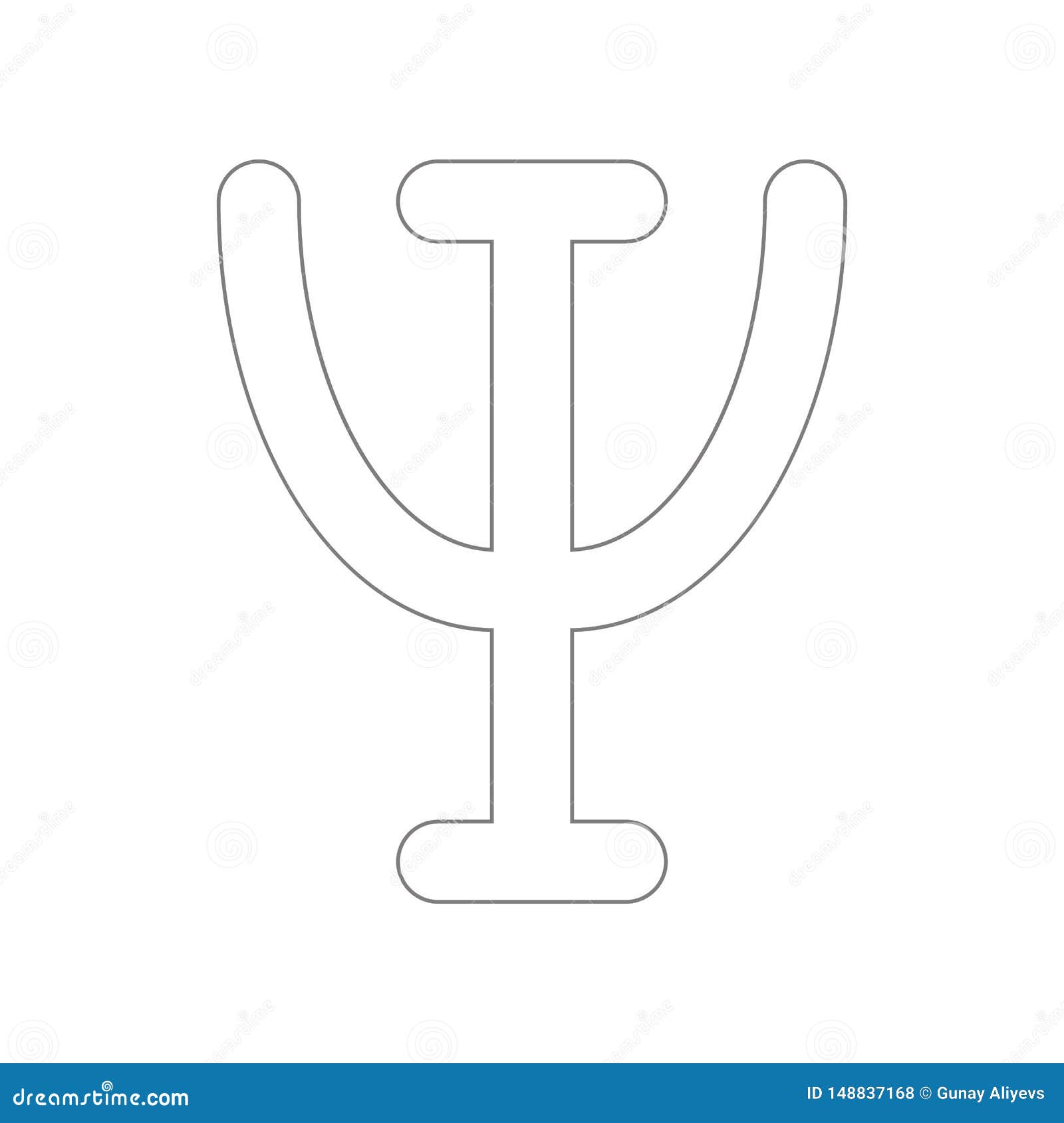 Psi Sign Icon. Element of Web for Mobile Concept and Web Apps Icon ...